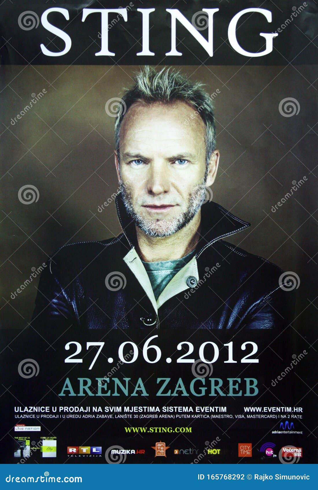 Poster Of The Arena Di Verona Opera Season Editorial Photo ...