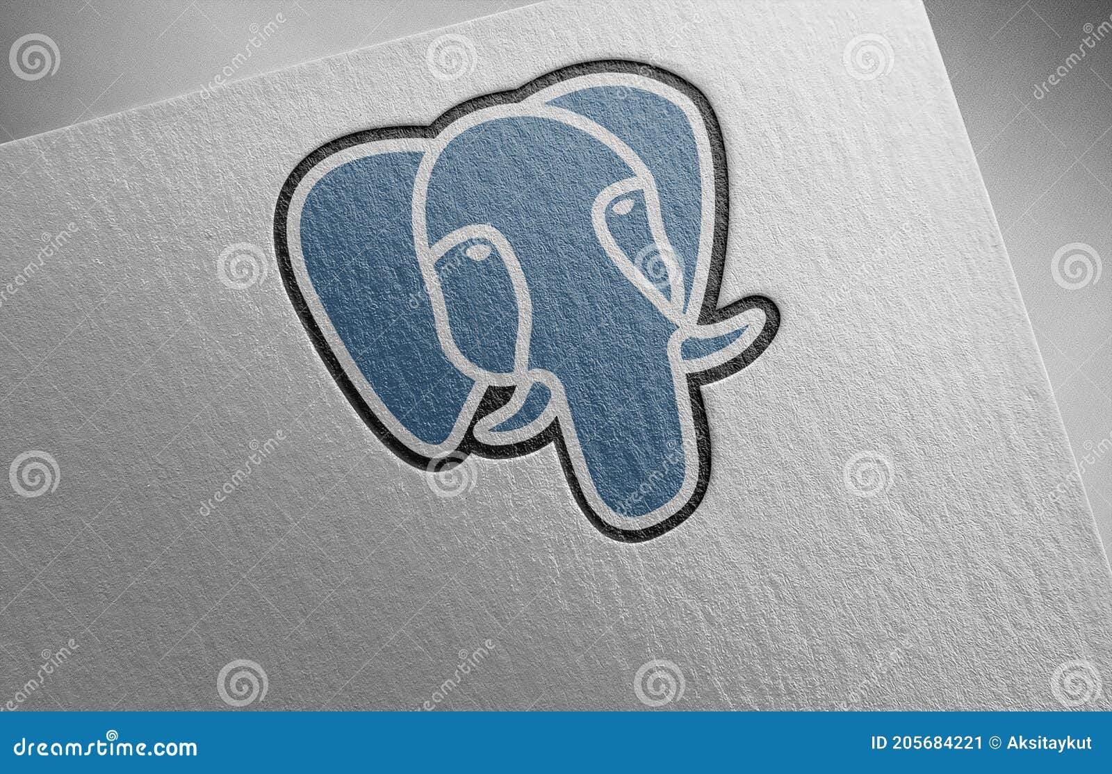 Postgresql On Paper Texture Editorial Photo Image Of University