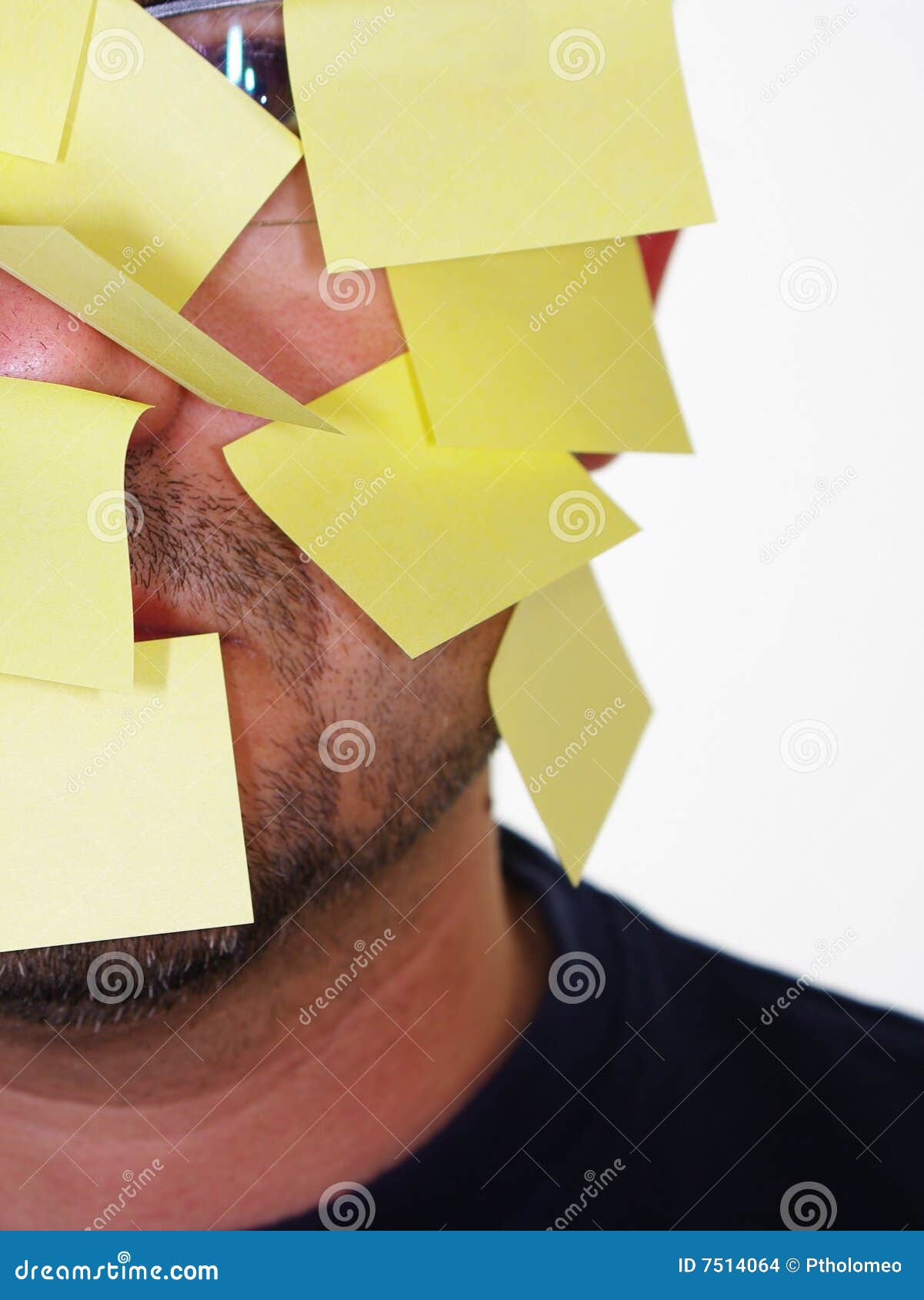 Posticks stock photo. Image of forgetfulness, yeloy, remember - 7514064