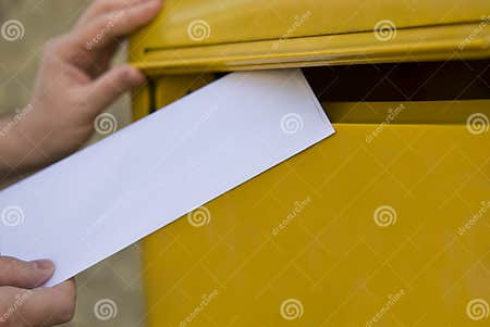 Posting a Letter stock photo. Image of envelope, delivery - 30429372