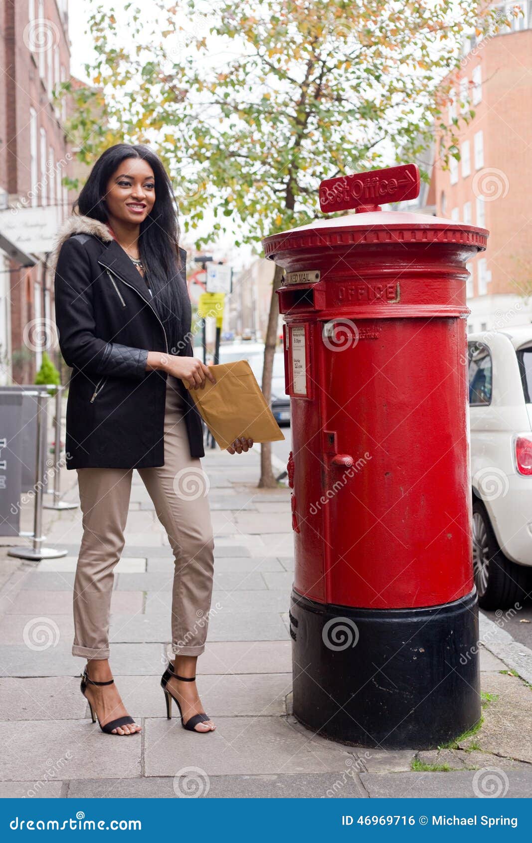 Posting mail stock photo. Image of attractive, mailing - 46969716