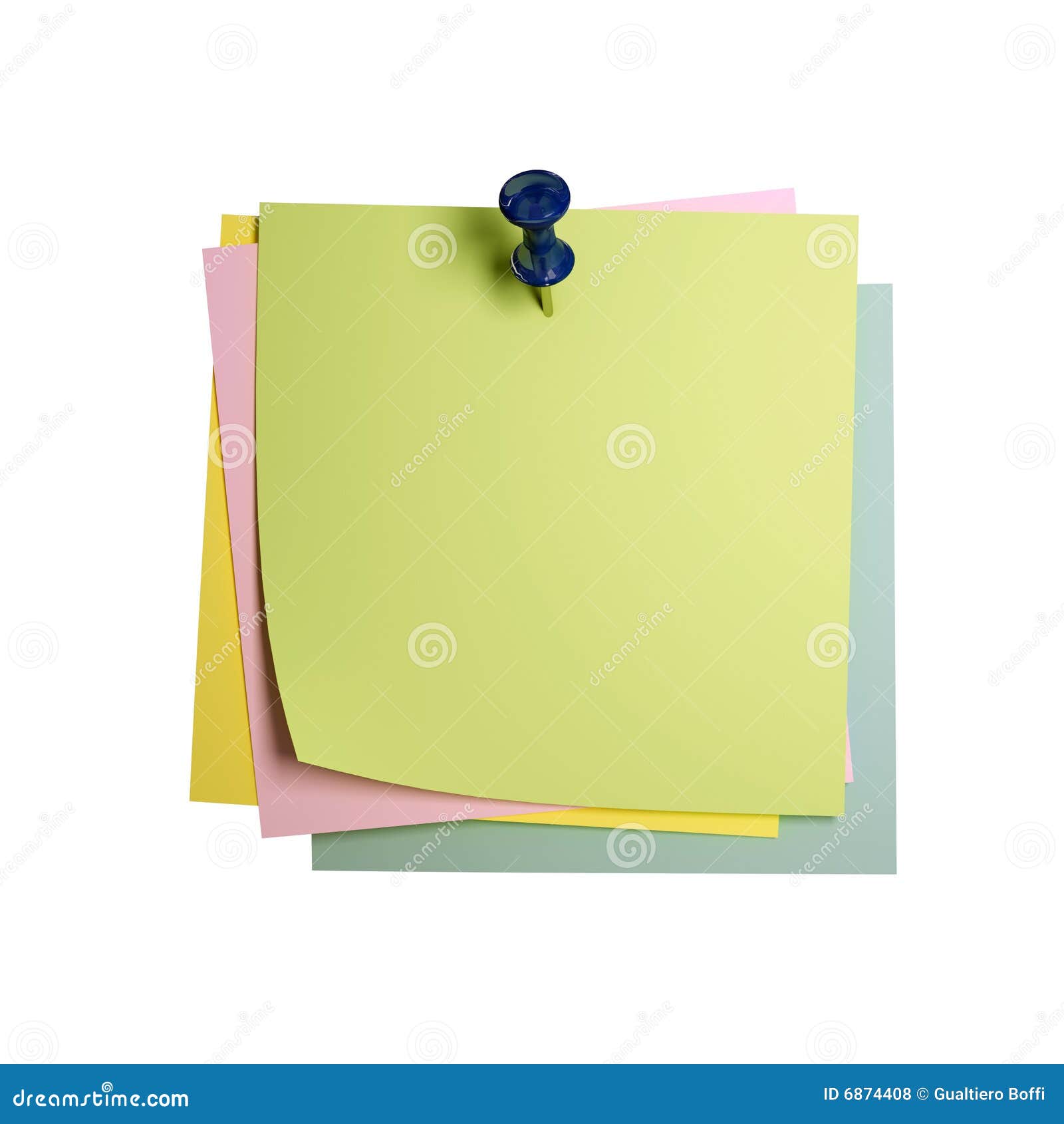 Postit Background Royalty-Free Stock Image | CartoonDealer.com #6874408