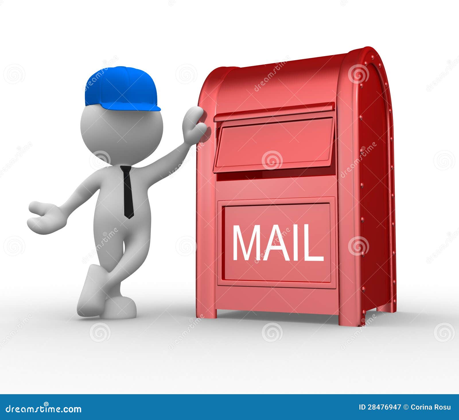 Postman stock illustration. Illustration of people, communication ...