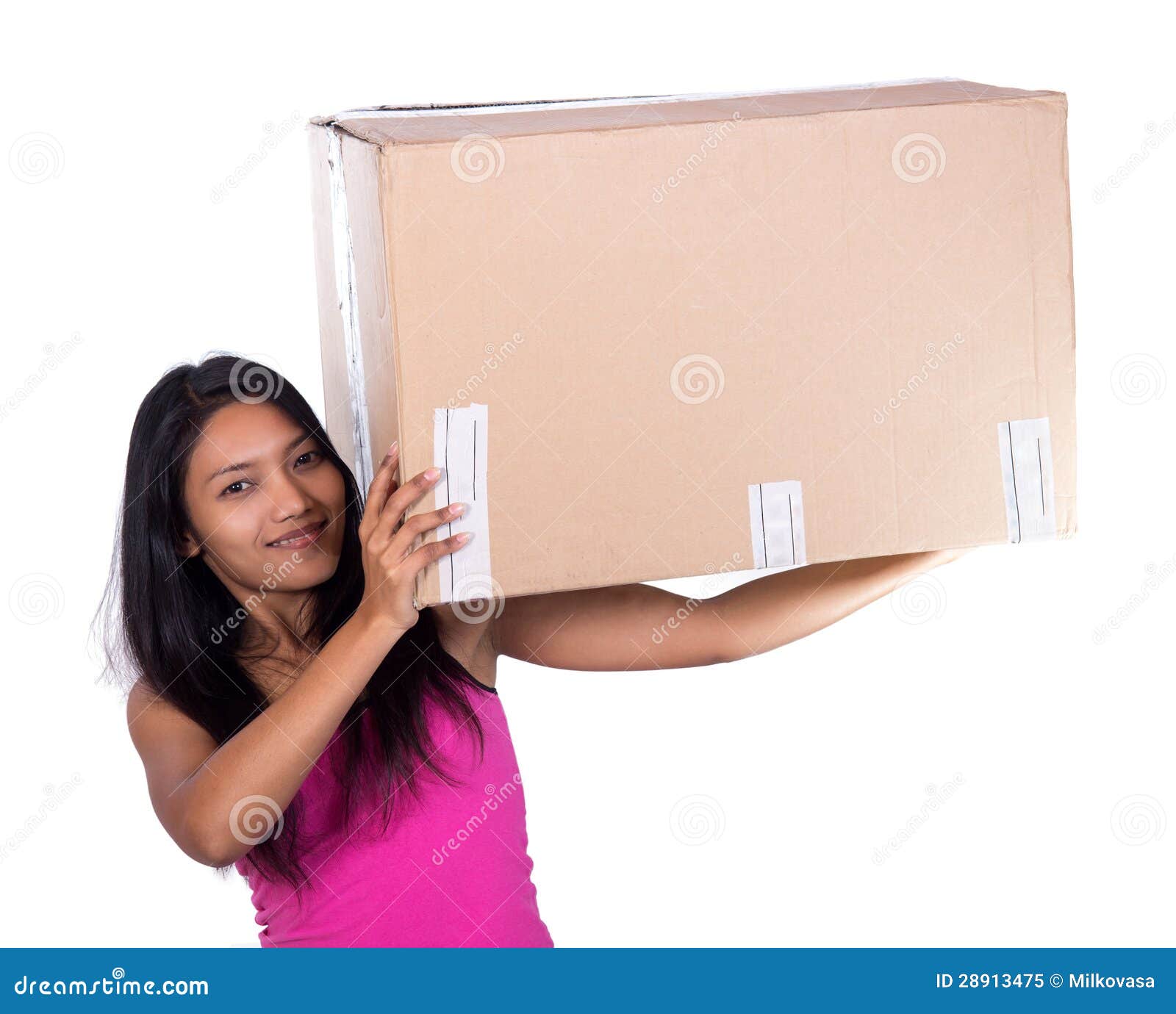 Postman stock image. Image of looking, deliver, package - 28913475