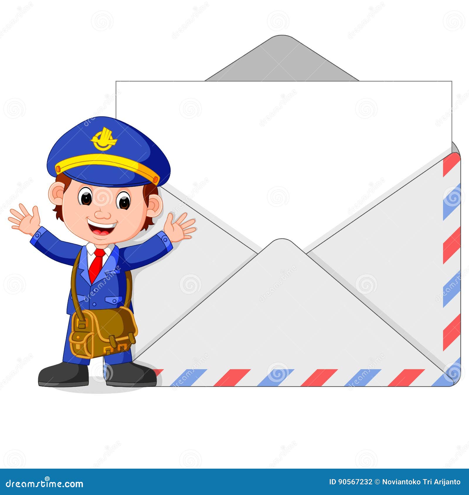 Postman Cartoon Stock Photography | CartoonDealer.com #22451990