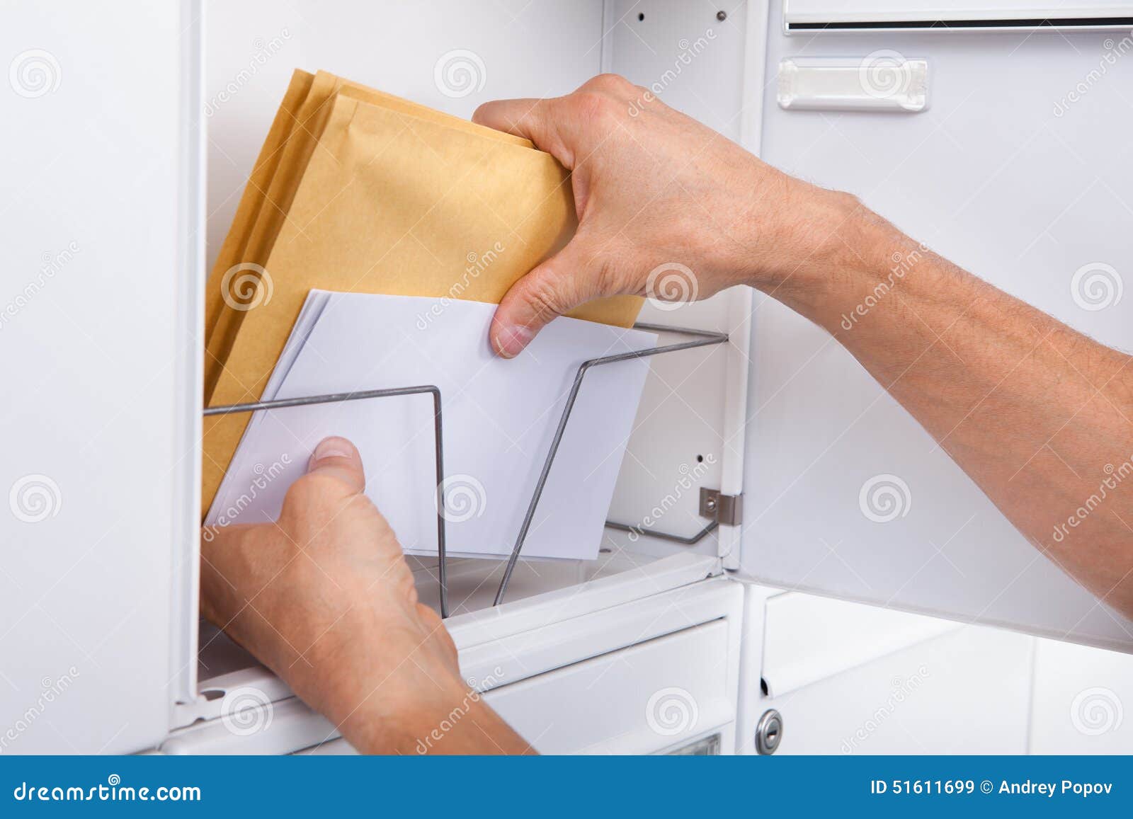 Postman keeping letters stock image. Image of hold, human - 51611699