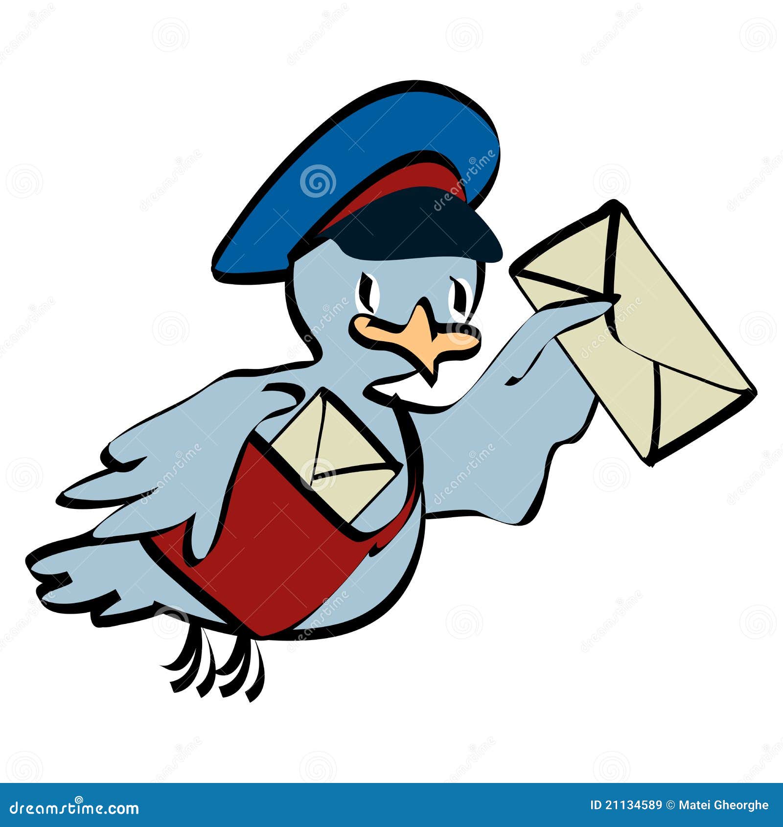 Postman Pigeon Stock Illustrations – 557 Postman Pigeon Stock ...