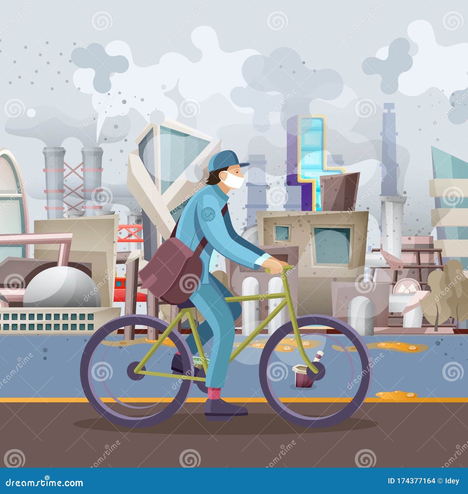 Postman Work Courier with Bag on Motorcycle Delivering Correspondence ...