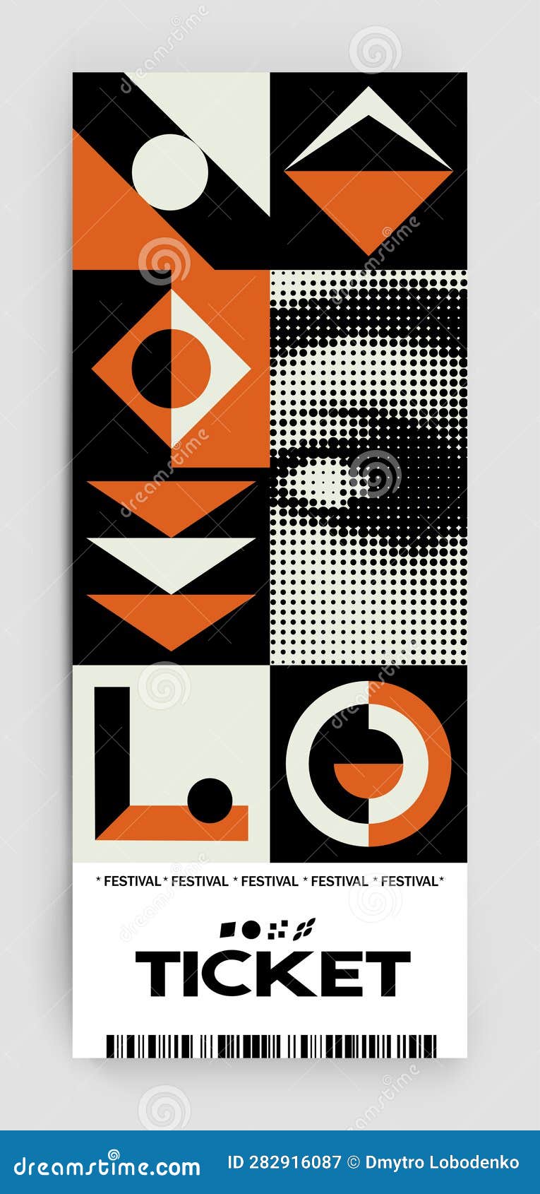Postmodern Illustrations With Bold Geometric Shapes And Abstract ...