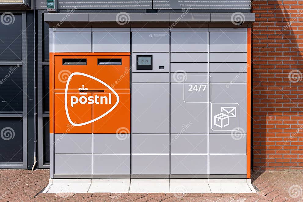 PostNL parcel locker editorial photo. Image of parcels - 278444811