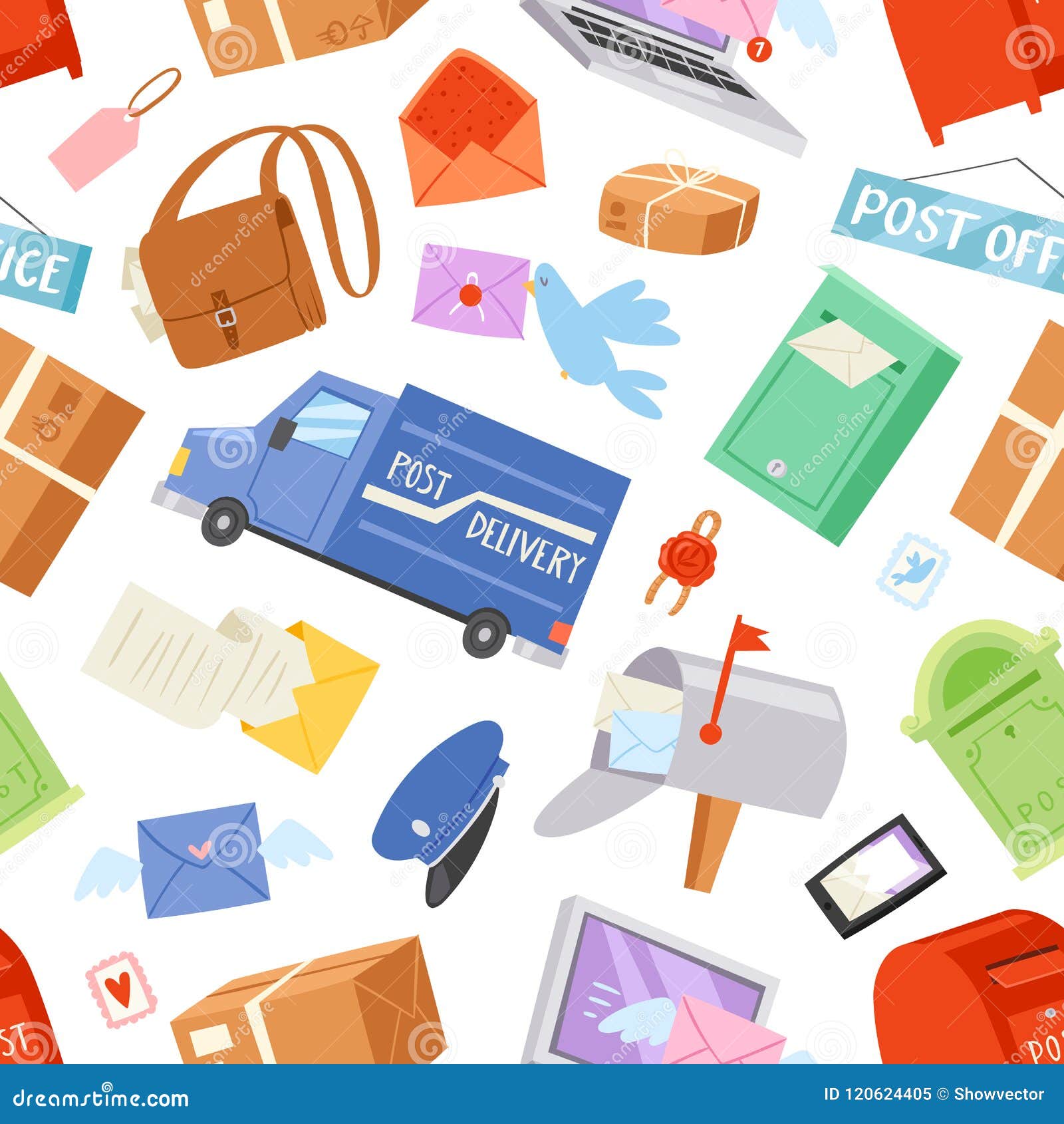 The Postman Delivers Mail Boxes Icon. Element Of Logistic For Mobile ...