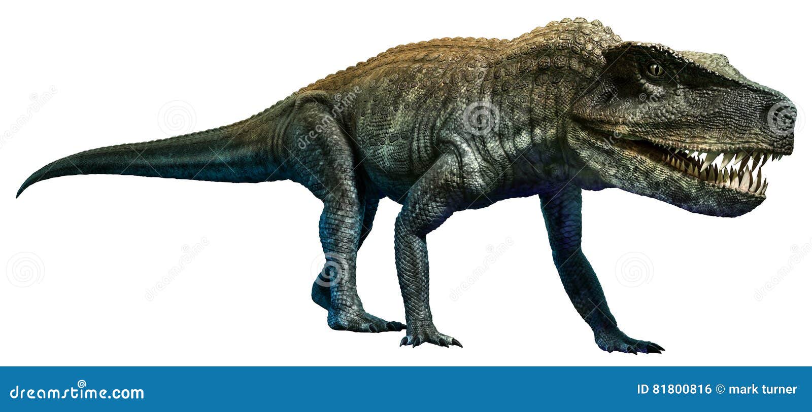 Postosuchus stock illustration. Illustration of extinct - 81800816