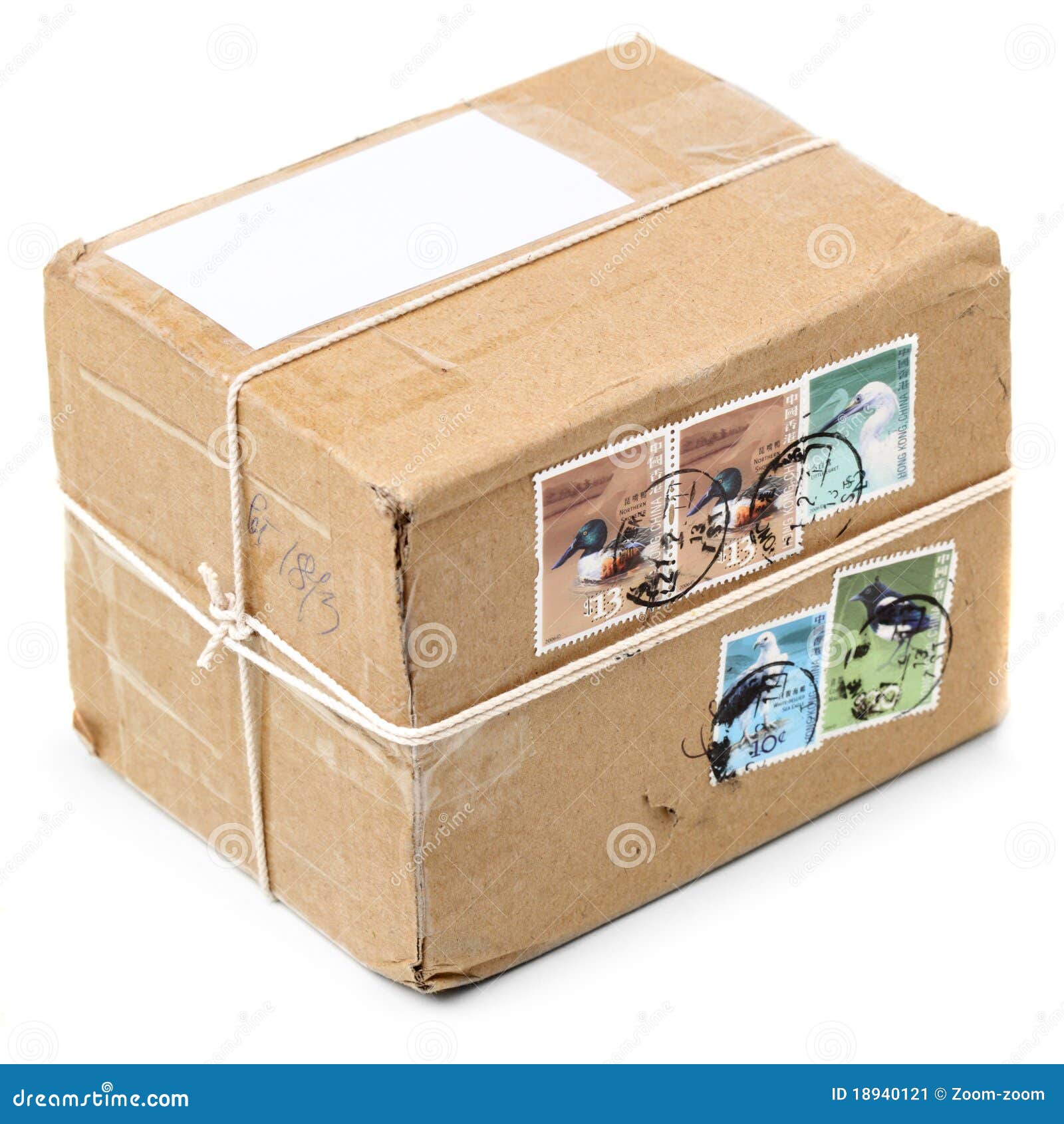 Postpaket redaktionelles foto. Bild von lokalisierung - 18940121