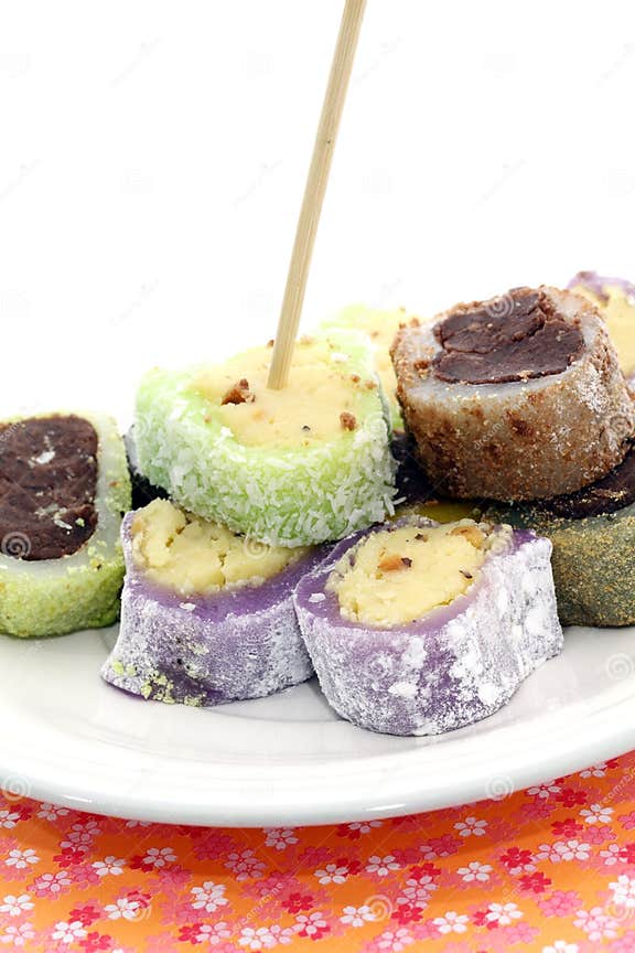 Postre coreano. foto de archivo. Imagen de jibias, galleta - 24618836