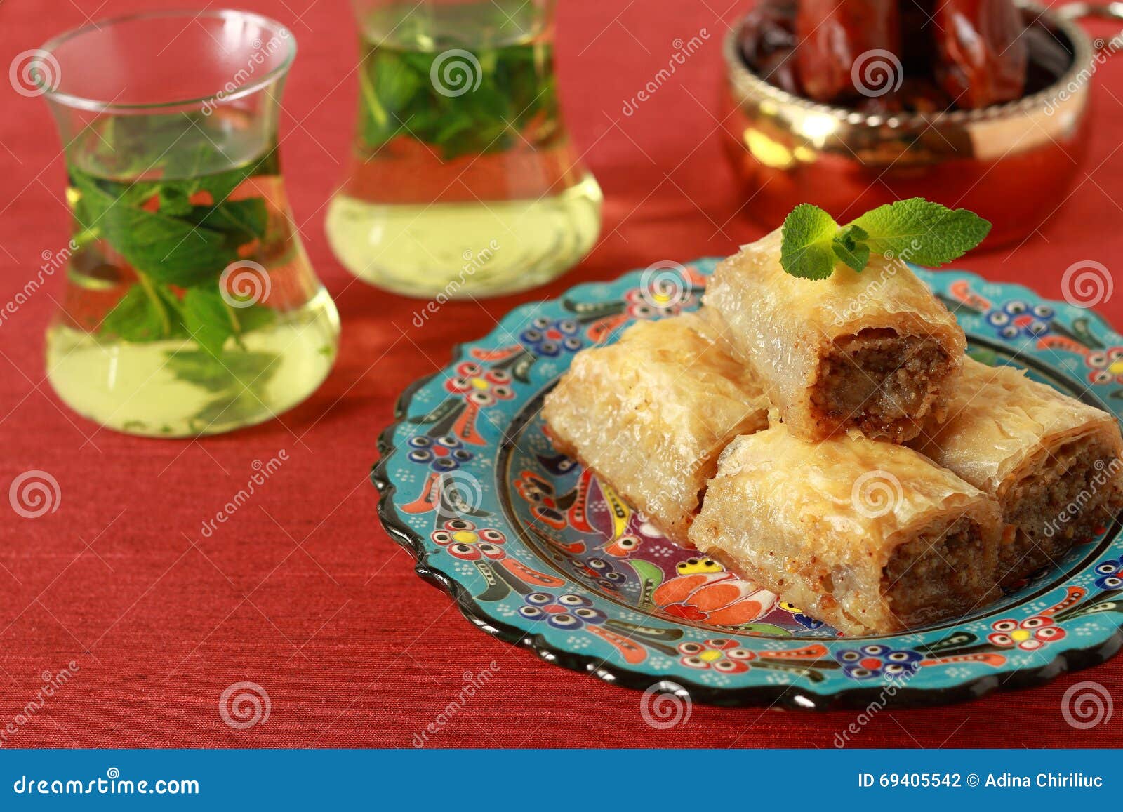 Postre Del Turco Del Baklava Foto de archivo - Imagen de turco, casero ...