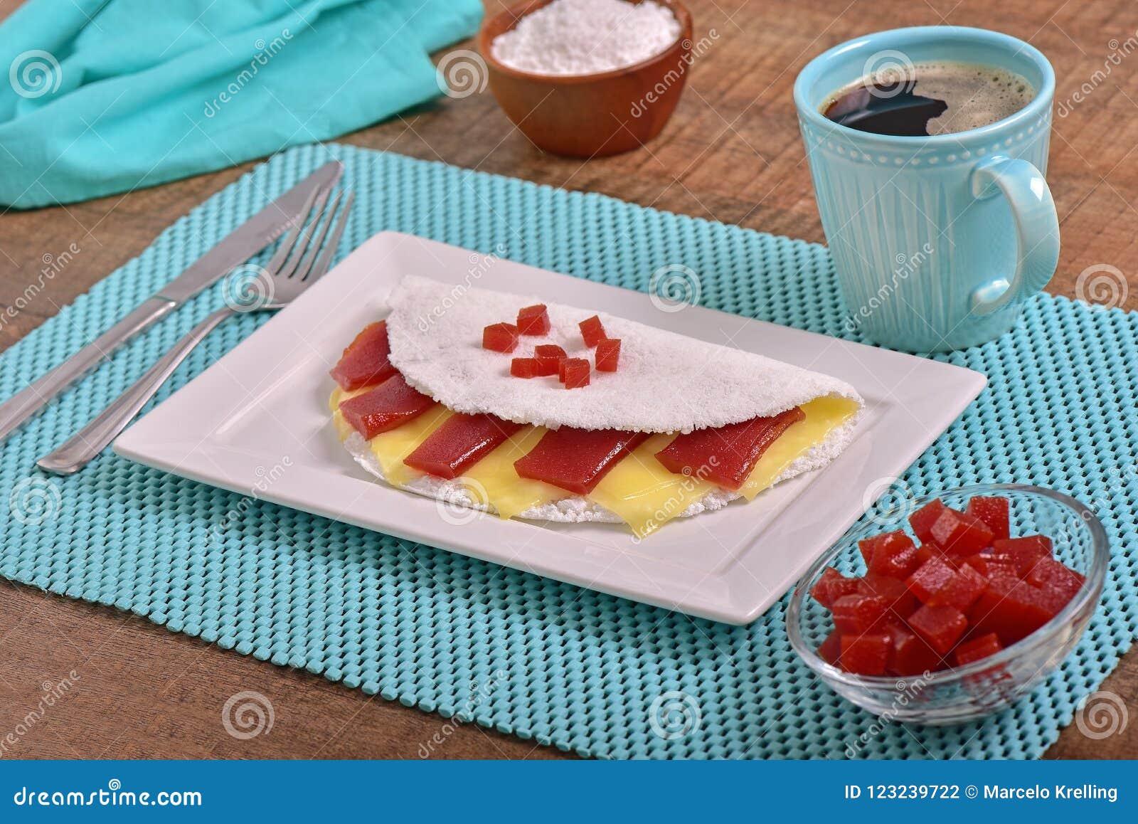 Postre dulce de la tapioca foto de archivo. Imagen de bocado - 123239722