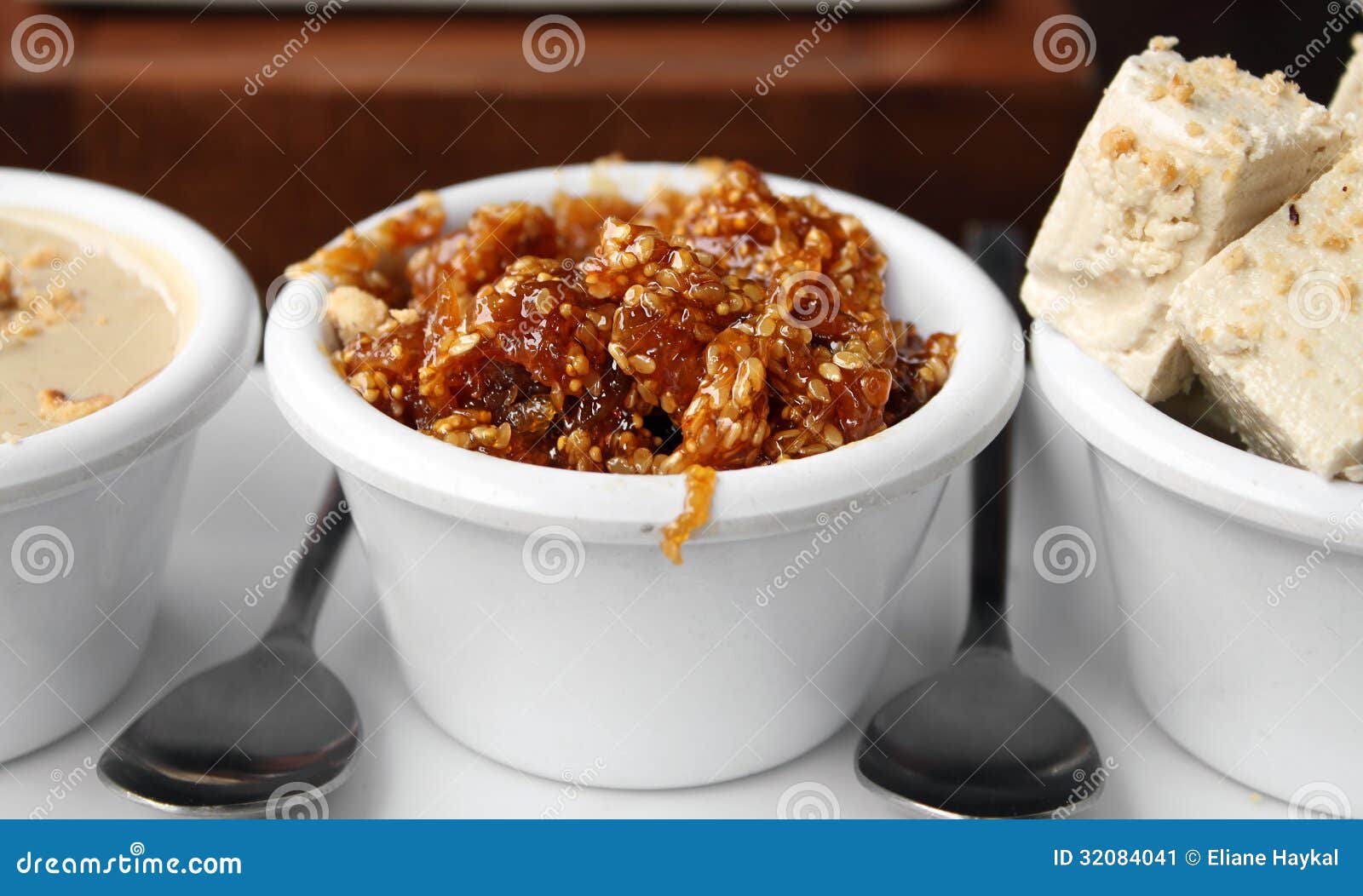 Postre Libanés, Higo Marmelade Imagen de archivo - Imagen de sabroso ...