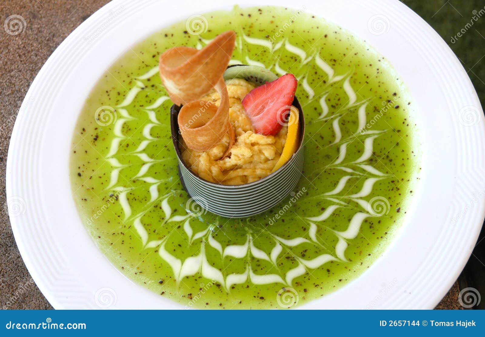 Postre verde - México foto de archivo. Imagen de encantador - 2657144