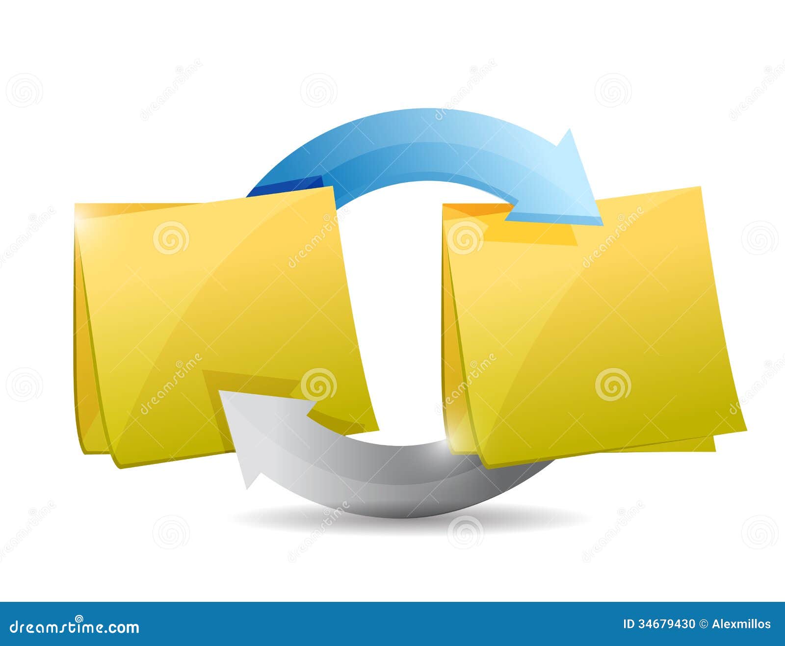 Sticky Posts Holder Royalty-Free Stock Photo | CartoonDealer.com #31774107