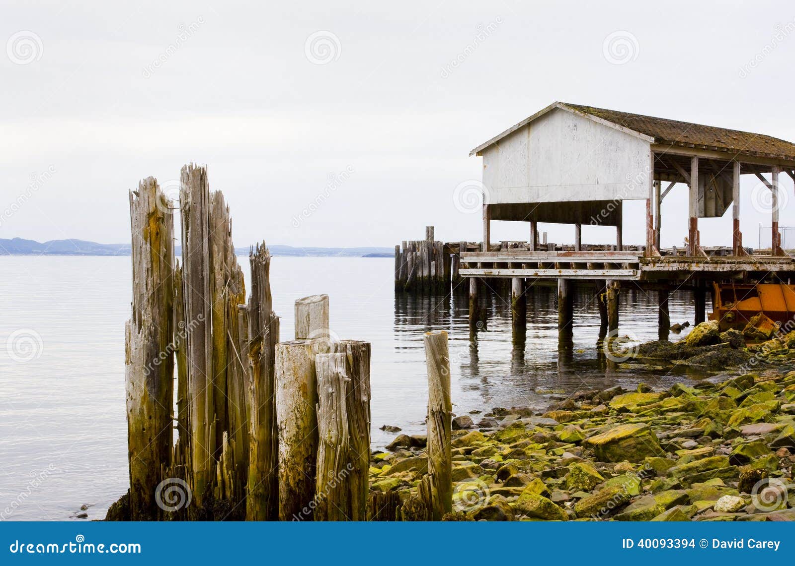 Old dock by the sea stock photo. Image of rugged, remnants - 40093394