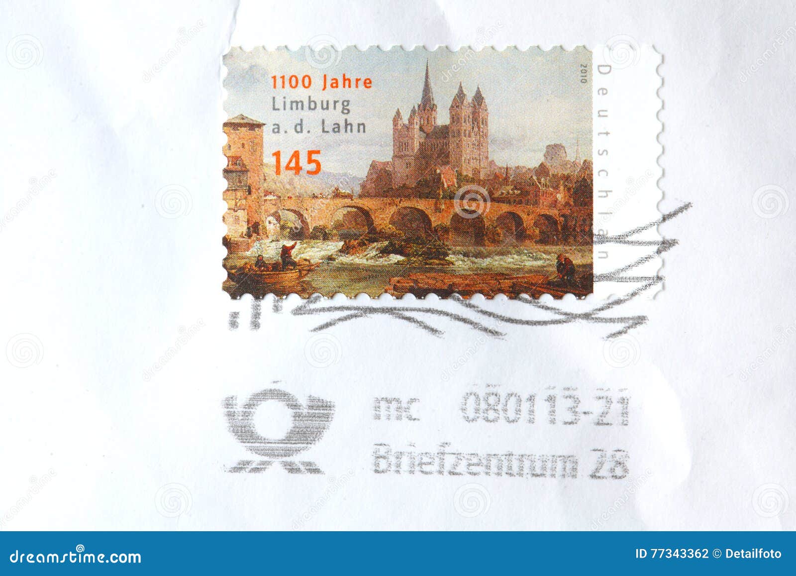 Poststamp editorial photography. Image of german, poststamp - 77343362