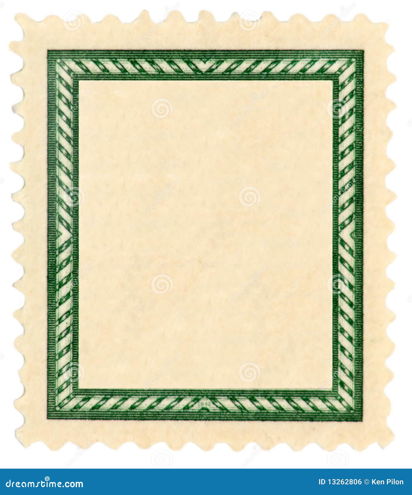 Postzegel met frame stock foto. Image of gebrand, envelop - 13262806