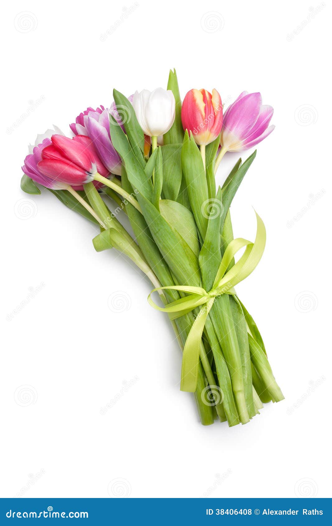 Posy of Spring Tulips Flowers Stock Photo - Image of nature, pink: 38406408