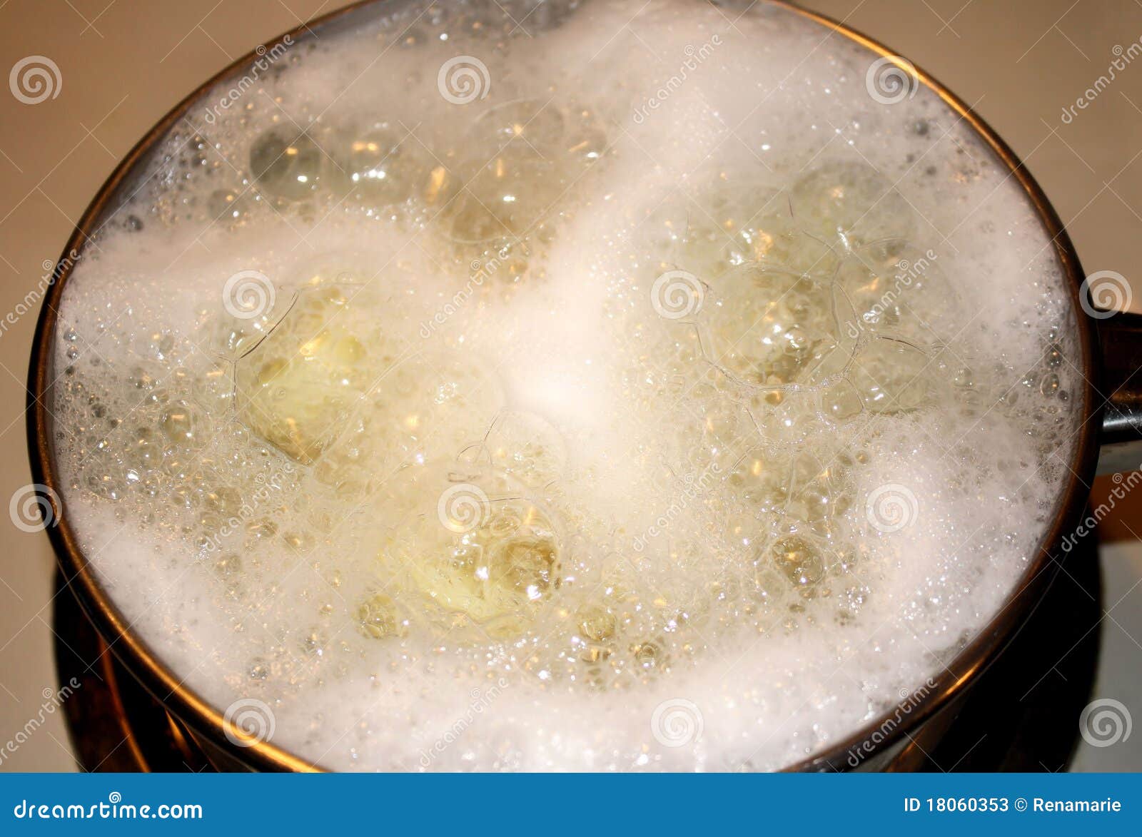 Pot Boiling on Stove stock image. Image of boiling, boil - 18060353