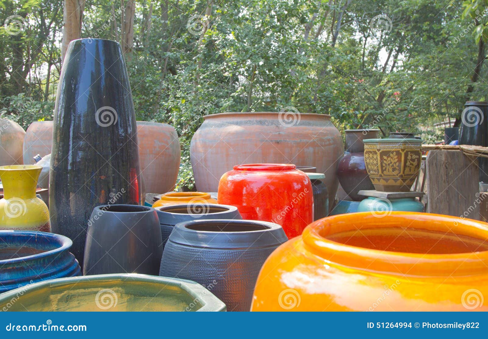 Pot colorful stock photo. Image of pots, color, background - 51264994