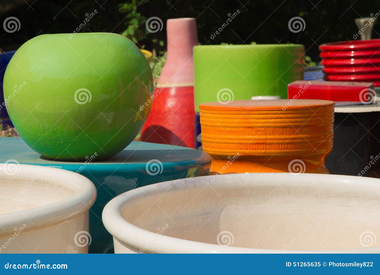Pot colorful stock image. Image of design, colorful, color - 51265635