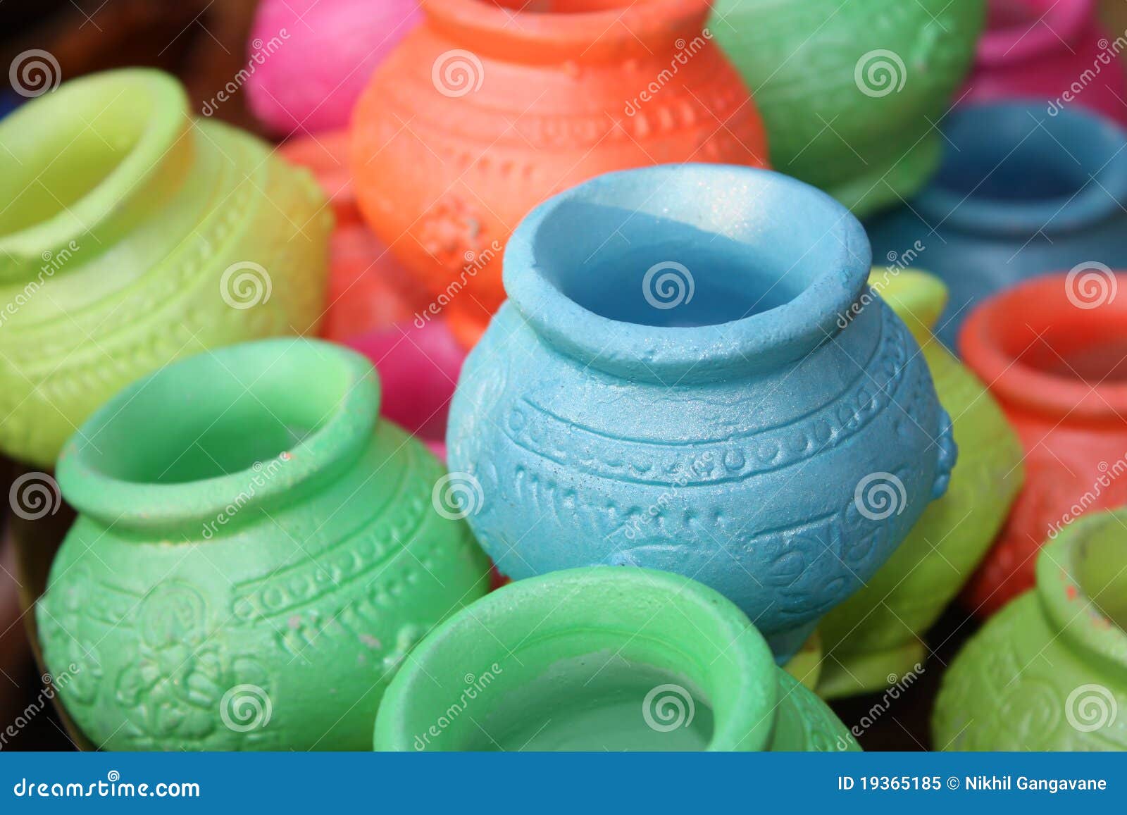 Pot Colors stock image. Image of colourful, pattern, colors - 19365185