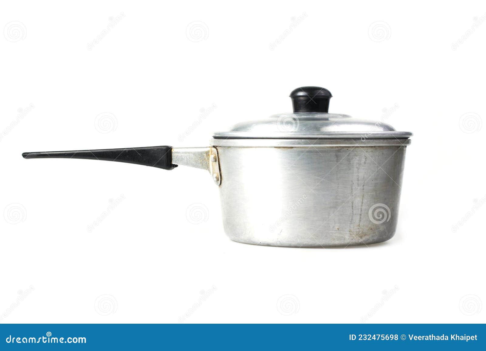 Pot cook isolated on white stock photo. Image of equipment - 232475698