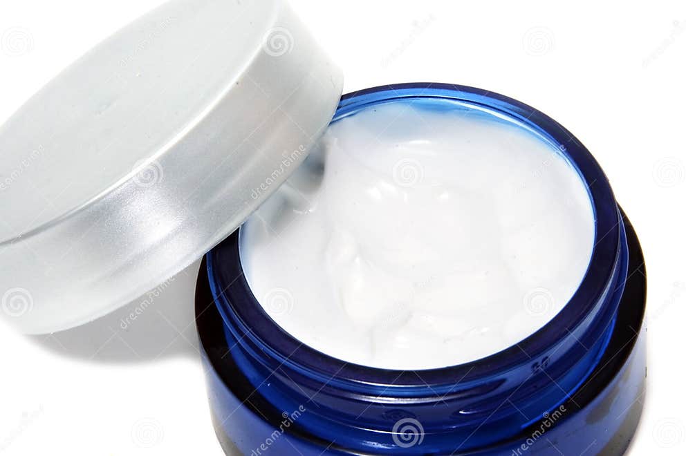 Pot of cream stock image. Image of isolated, medical - 13149189