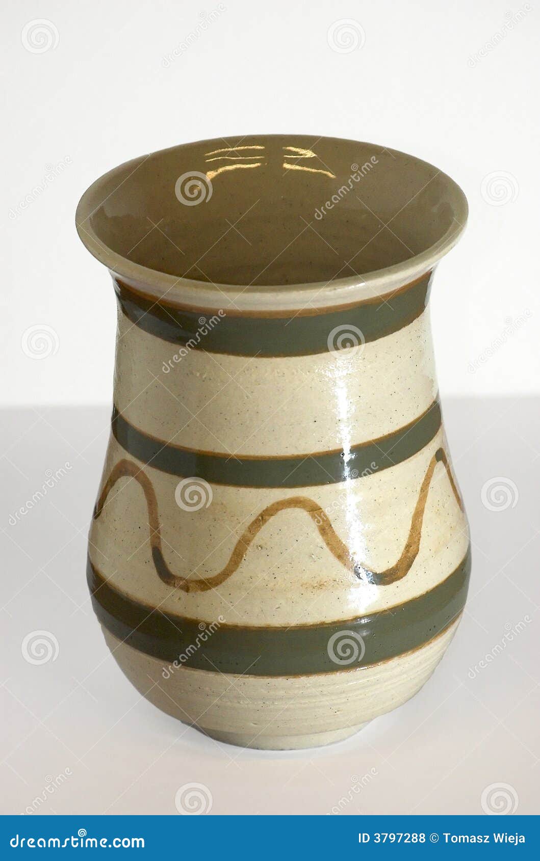 POT di argilla fotografia stock. Immagine di fatto, disegno - 3797288