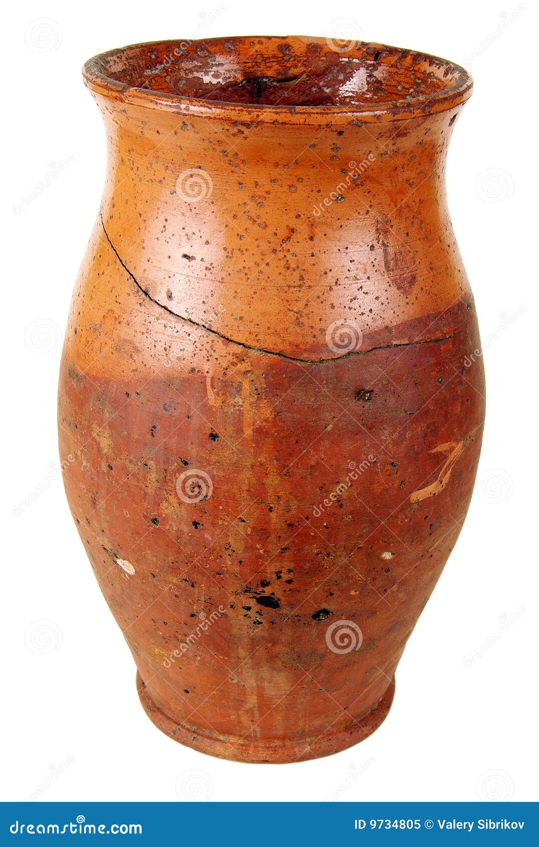 POT di argilla immagine stock. Immagine di cucine, marrone - 9734805