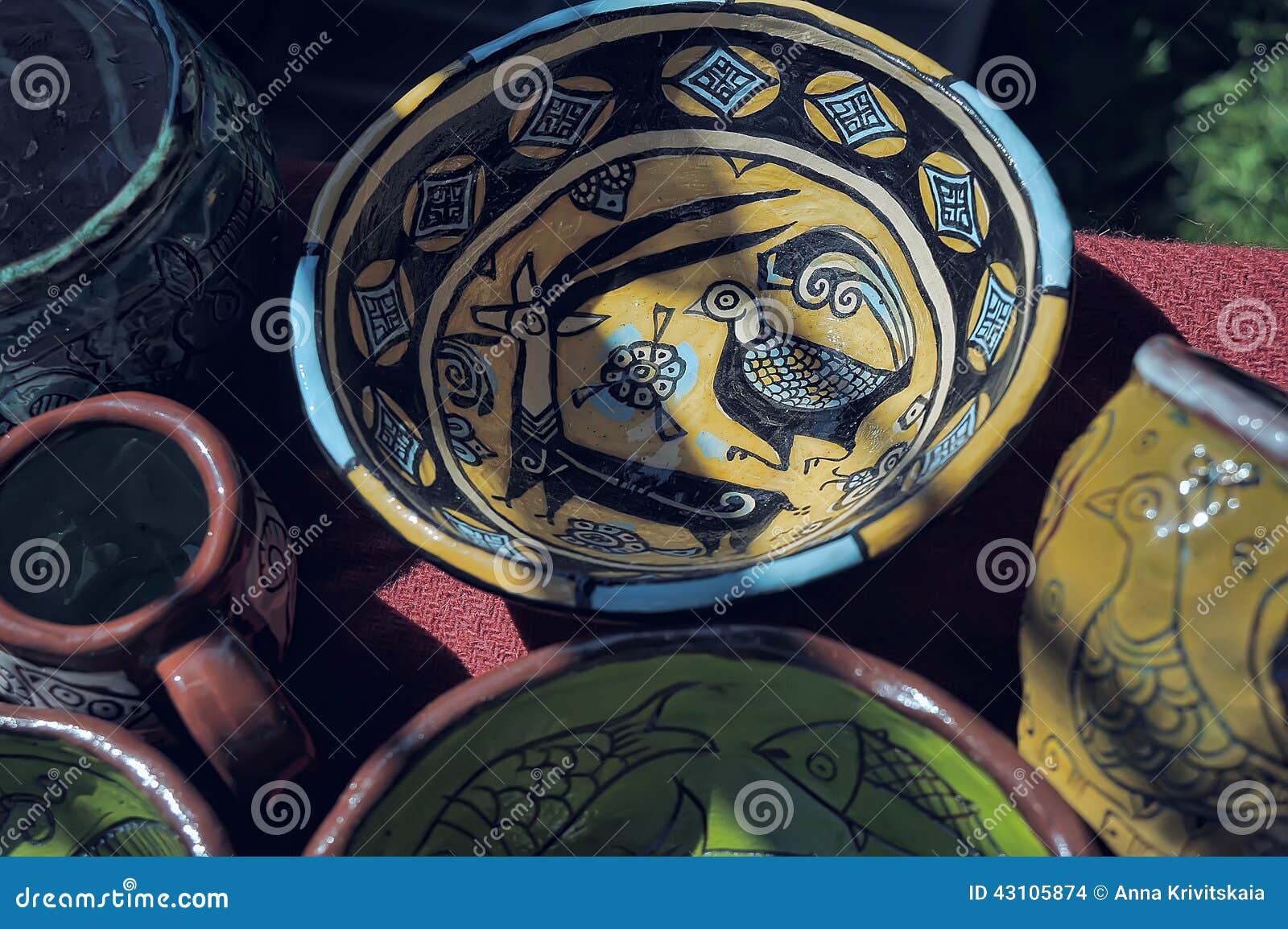 POT di argilla Handmade fotografia stock. Immagine di asia - 43105874