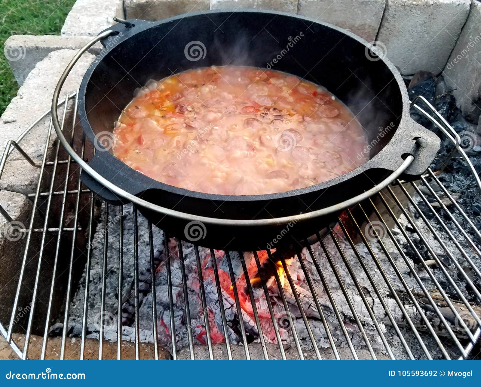 A Pot on the Fire stock photo. Image of background, irish - 105593692