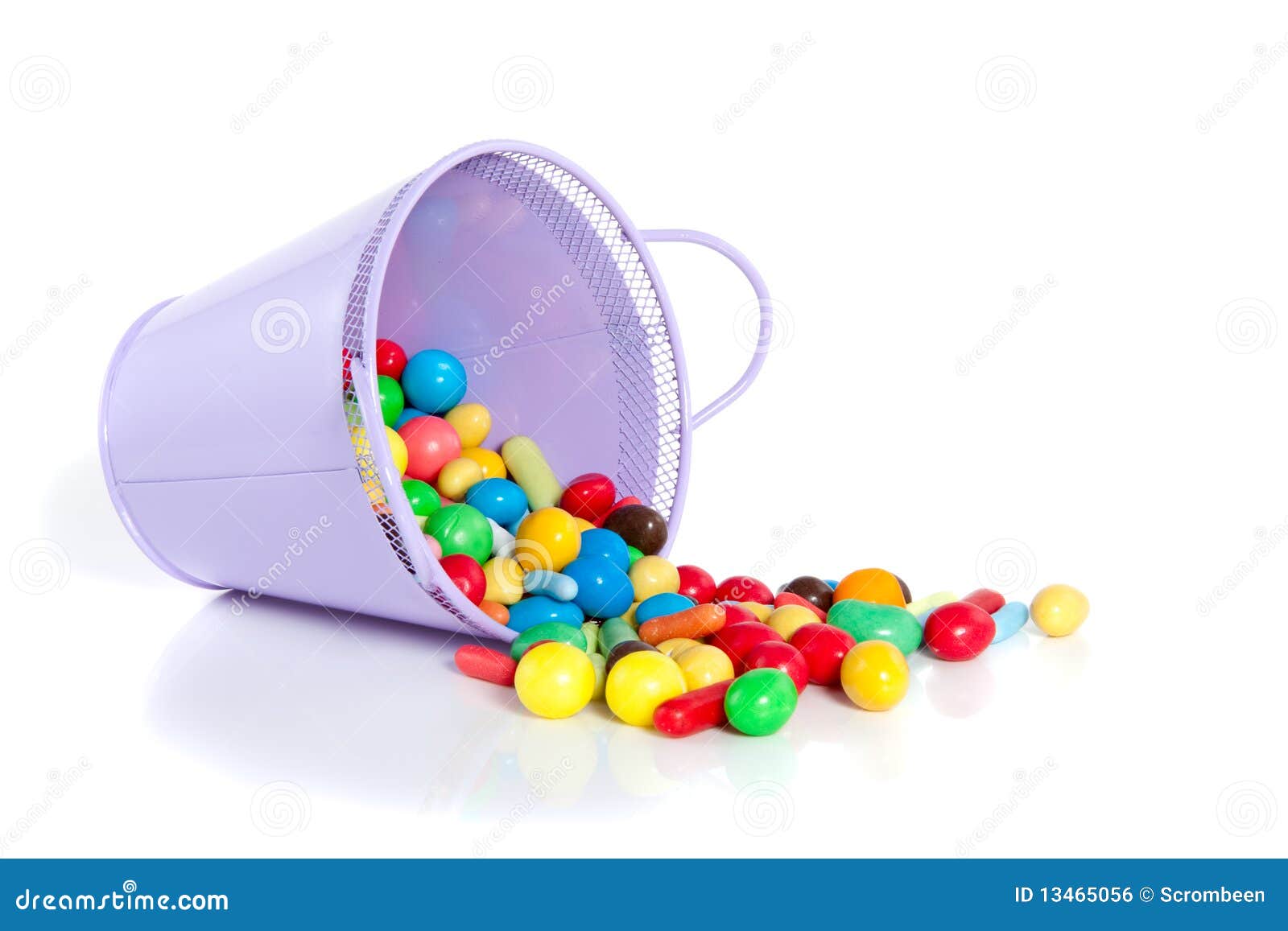 Pot Full of Colorful Sweet Candy Stock Photo - Image of colorful ...