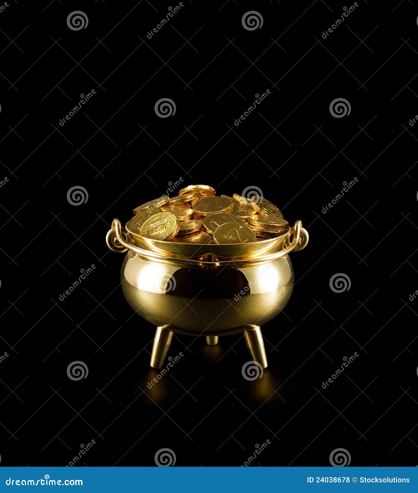 Pot of Gold stock photo. Image of gold, irish, pile, rich - 24038678