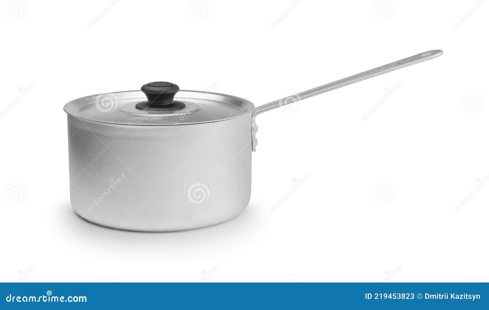 Pot with Handle Isolated on White Stock Image - Image of equipment ...