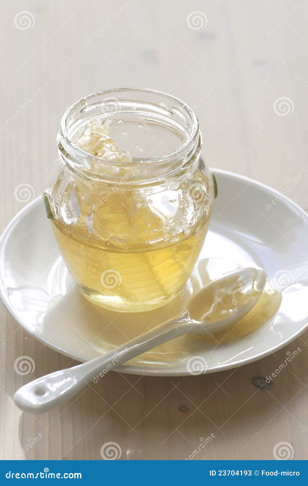 Pot of honey stock image. Image of classical, beige, yellow - 23704193