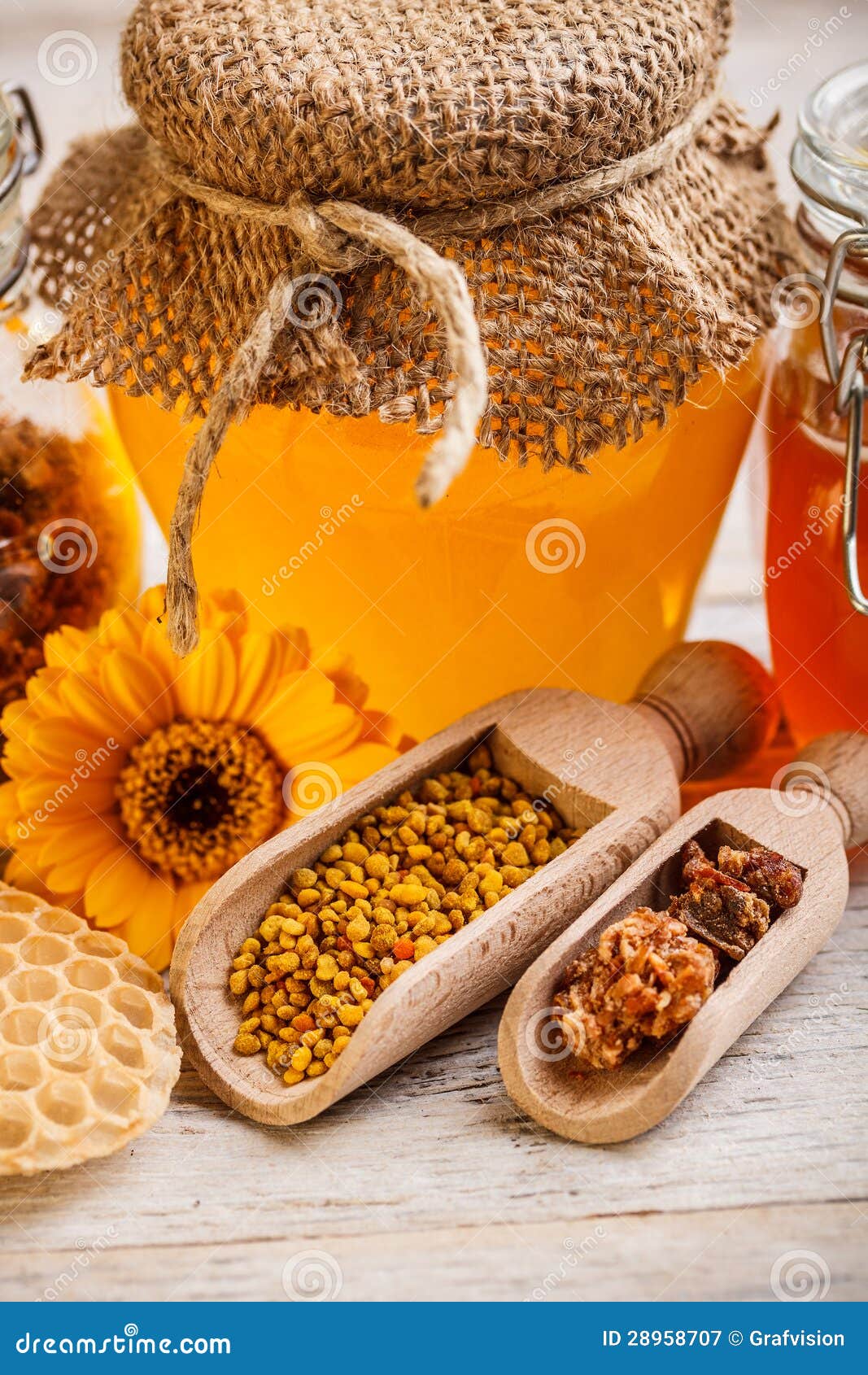 Pot of honey stock image. Image of spoon, healthy, food - 28958707