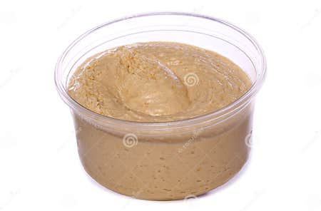 Pot of hummus cutout stock image. Image of hummus, healthy - 28863465