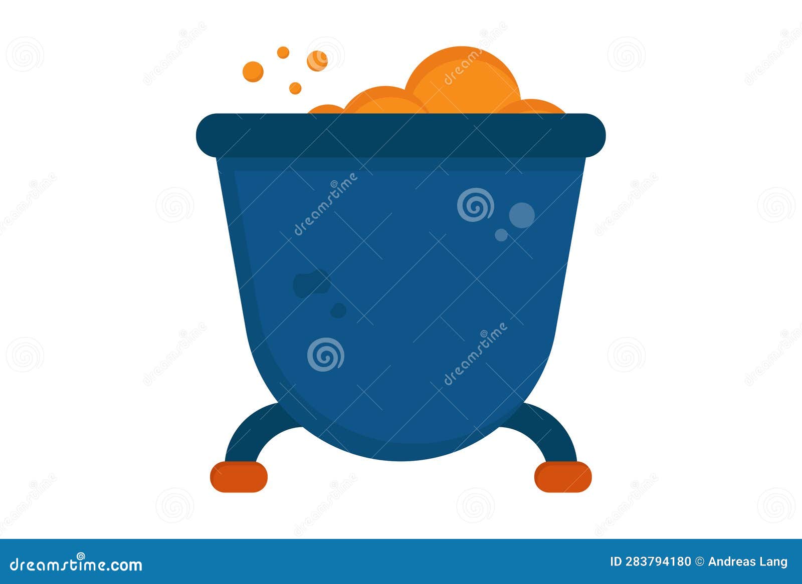 Pot Illustration Halloween App Icon Web Symbol Artwork Sign Stock ...