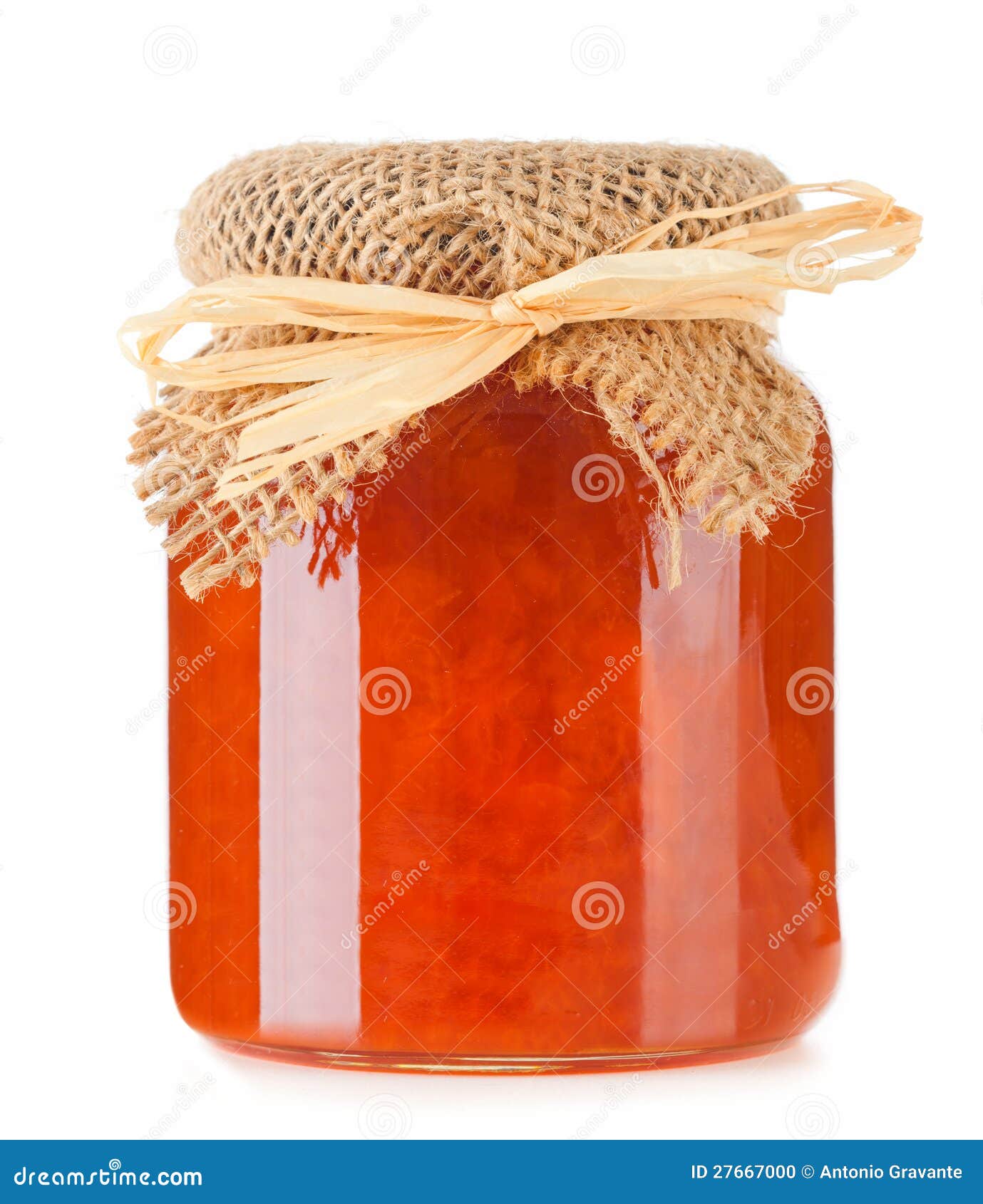 Pot of jam stock photo. Image of glass, orange, dark - 27667000