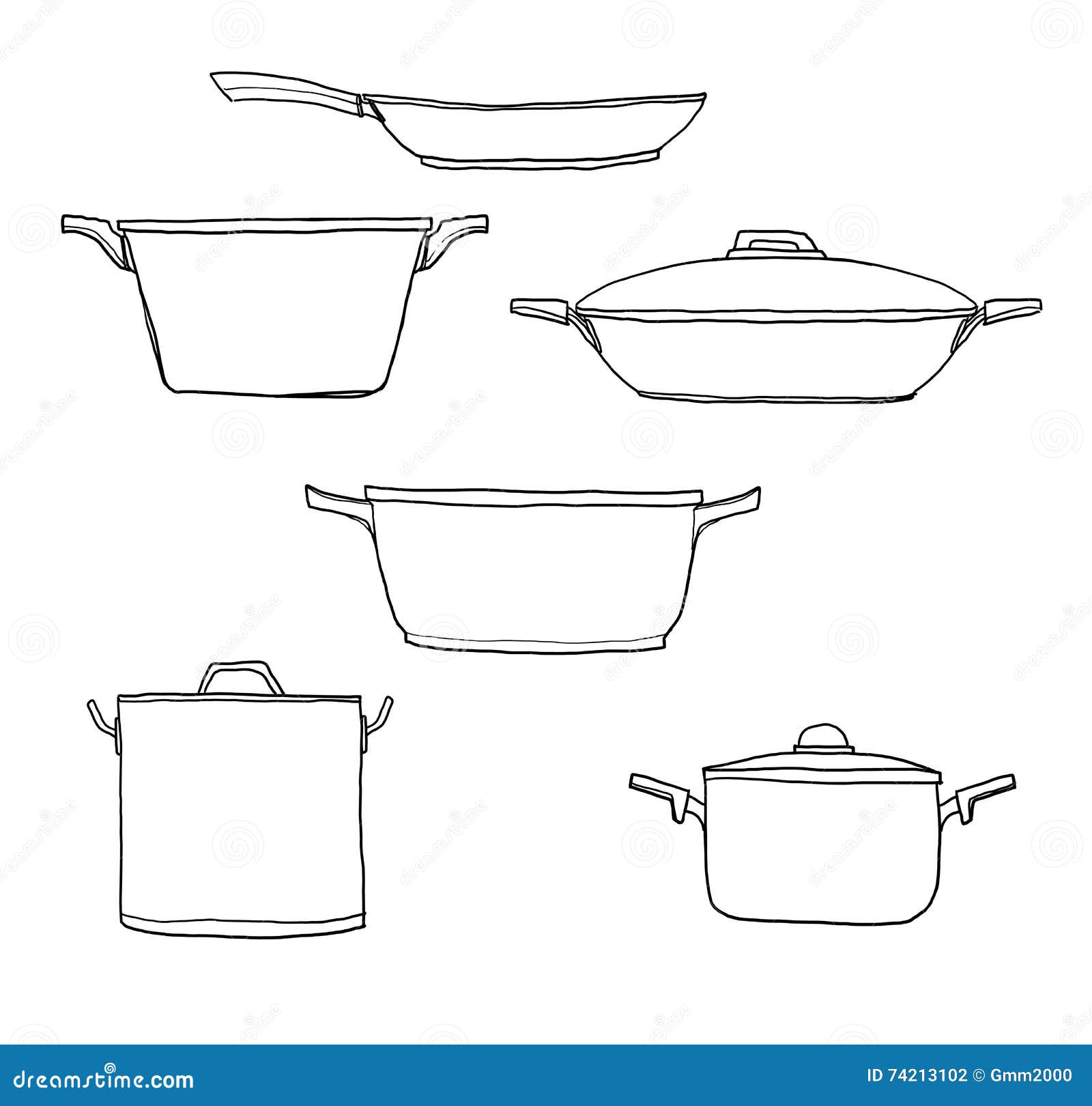 Kitchen Pot Drawing