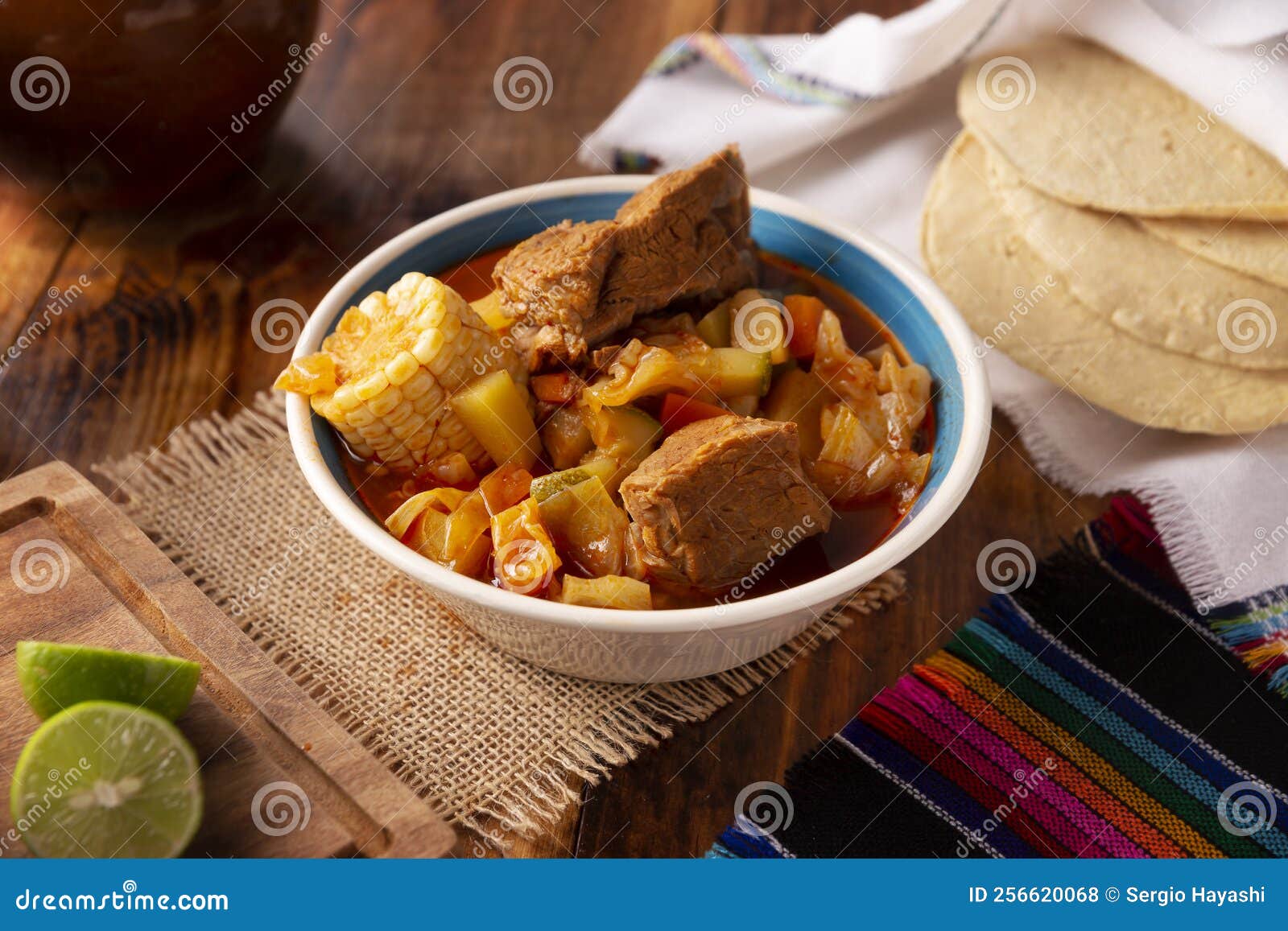Pot Mole stock photo. Image of chayote, homemade, balanced - 256620068