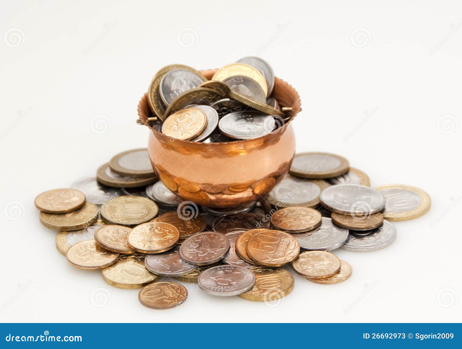 Pot of money stock image. Image of bowler, commerce, boiler - 26692973