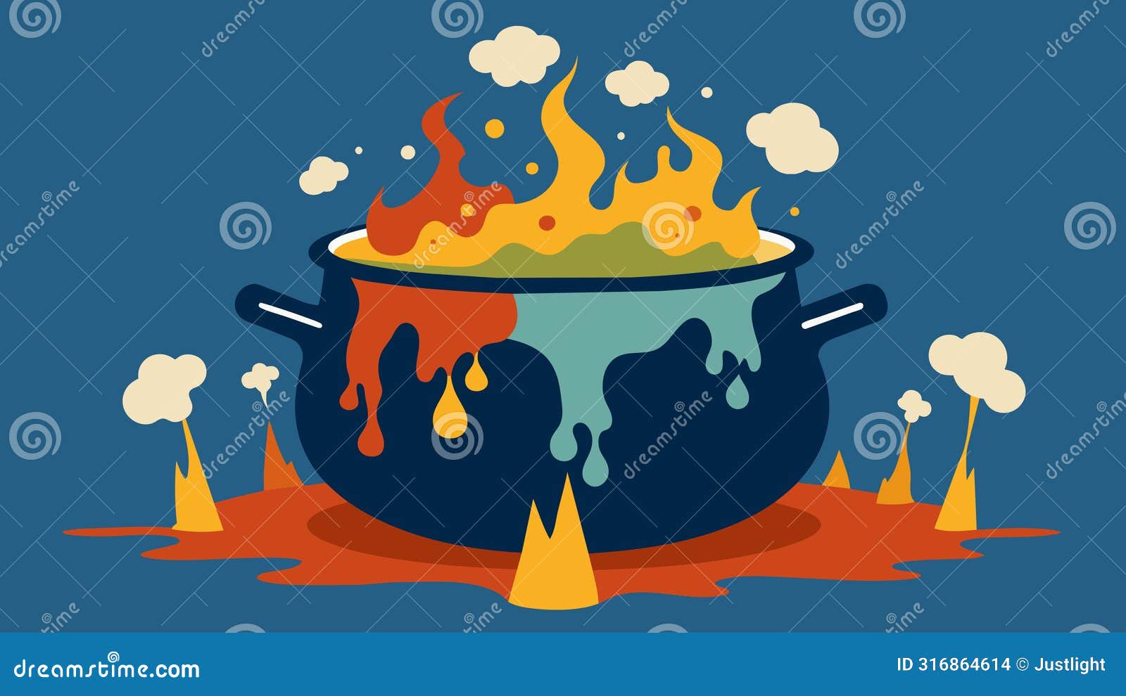 The Pot Represents a Melting Pot of Cultures Beliefs and Values but ...