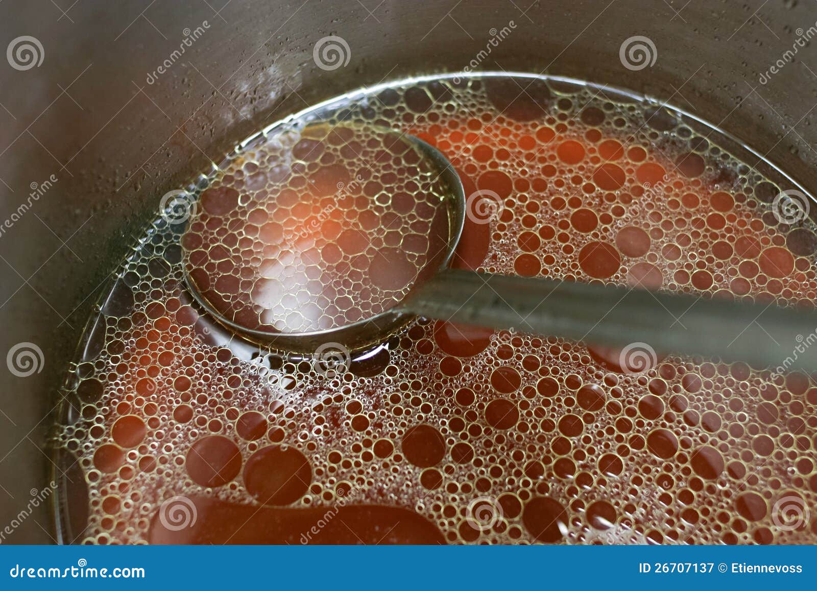 Pot of rich meat stock. stock image. Image of beef, vegetables - 26707137